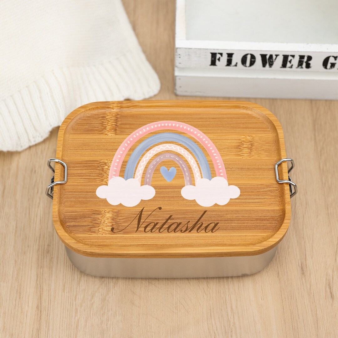 Personalized Wooden Lunch Box,custom Wooden Children Lunch Box ...