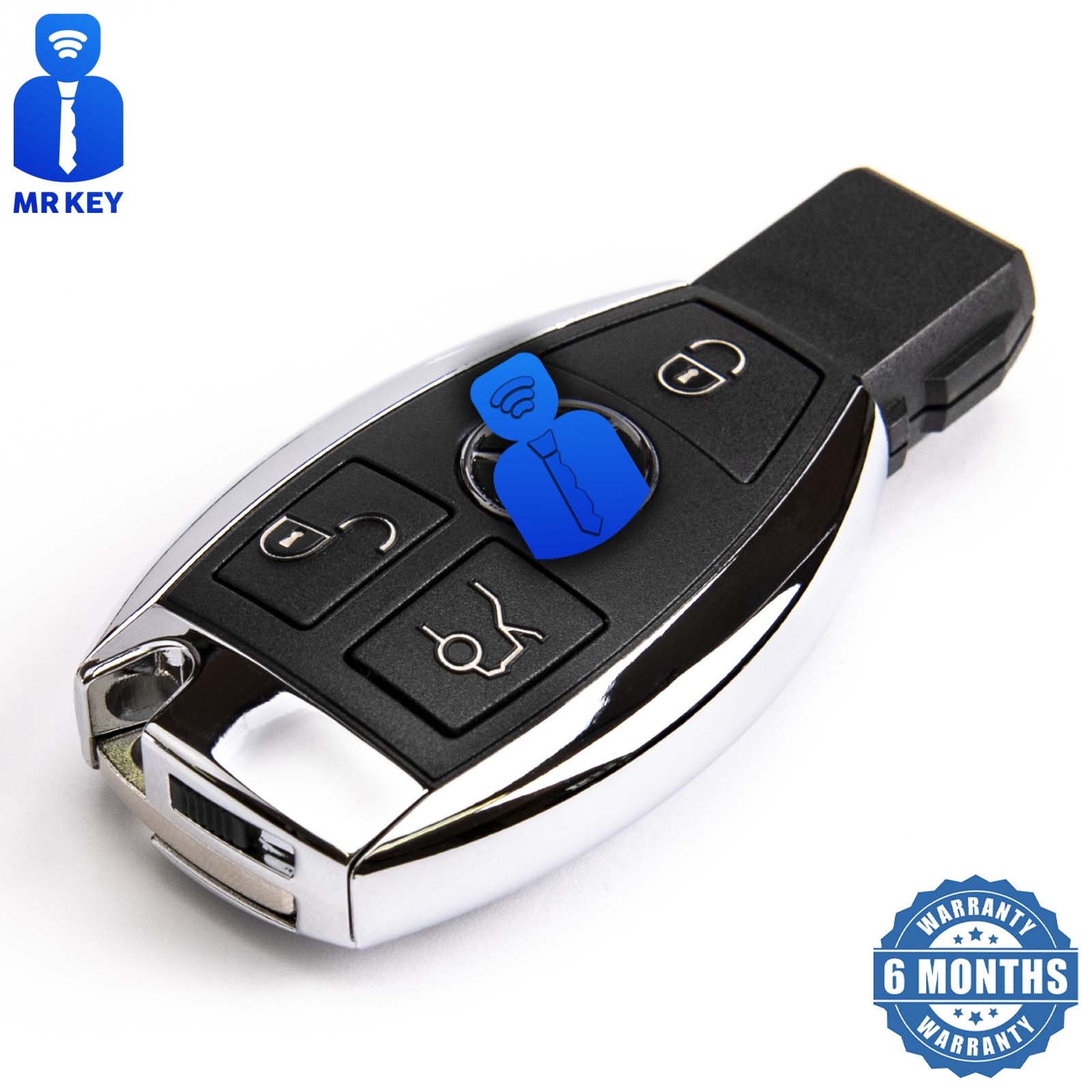 Mercedes Remote Control Car Key 433mhz With 3 Buttons and Electronics ...