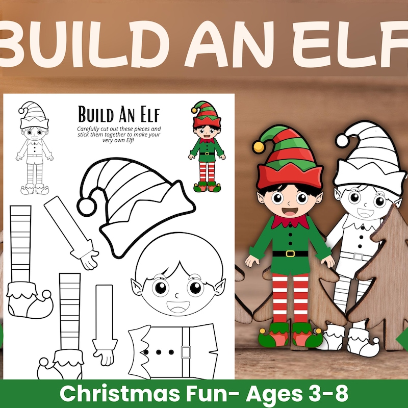 Elf Cut Outs With Photos - Etsy