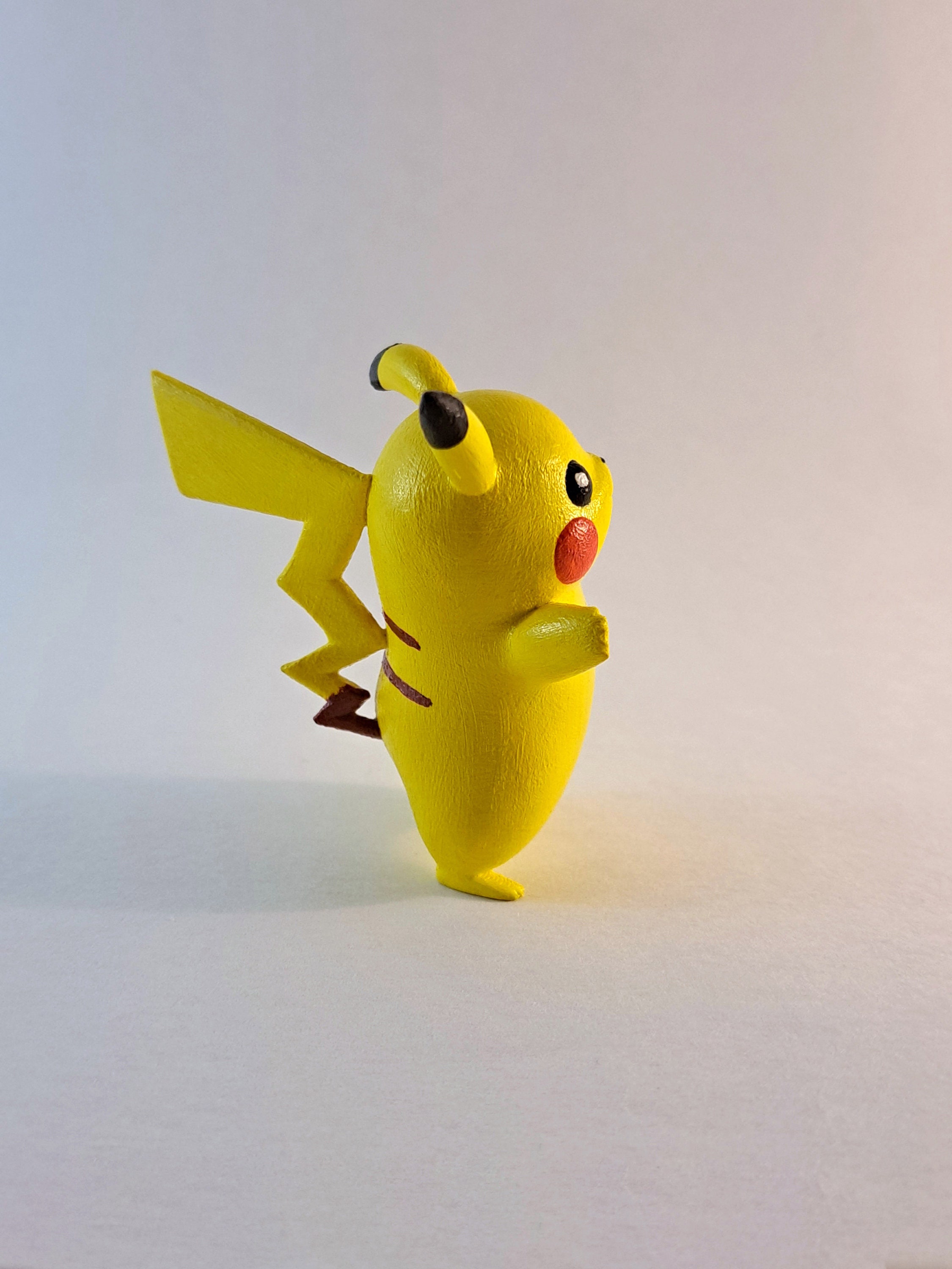 3D Printed Pikachu Figure - Etsy
