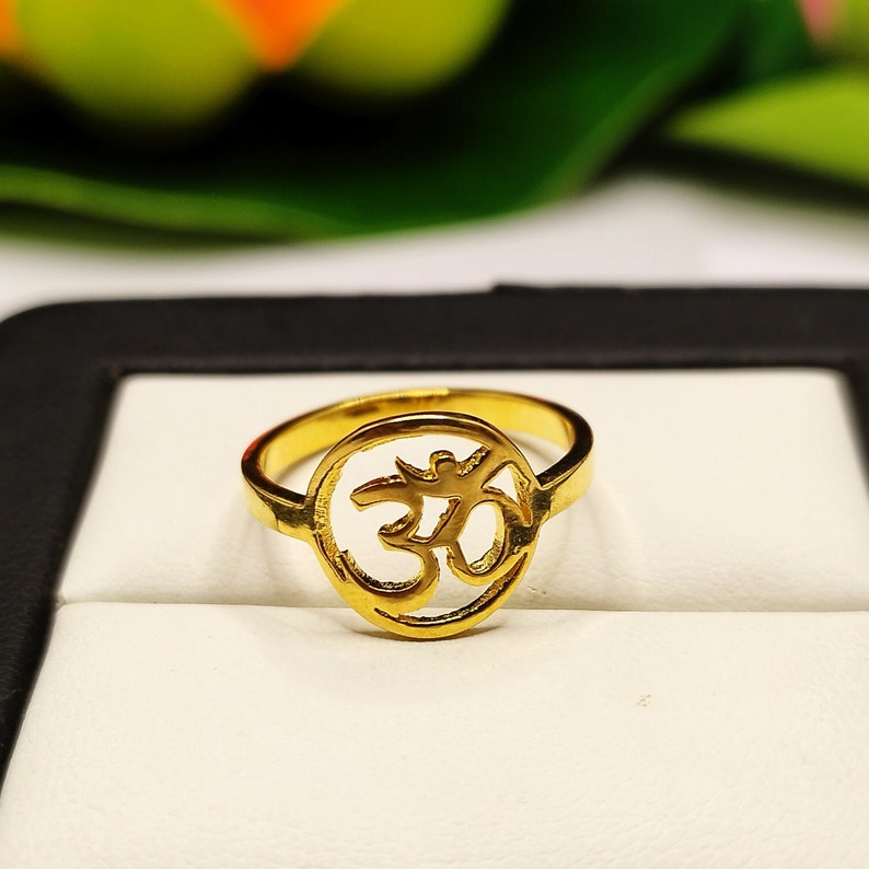 925 Sterling Silver Om Ring, Protection Ring, Shiva Om Ring, Yoga Ring ...
