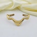 Wave Bracelet Gold, Wave Arm Cuff Sterling Silver, Wave Bangle, Ocean ...