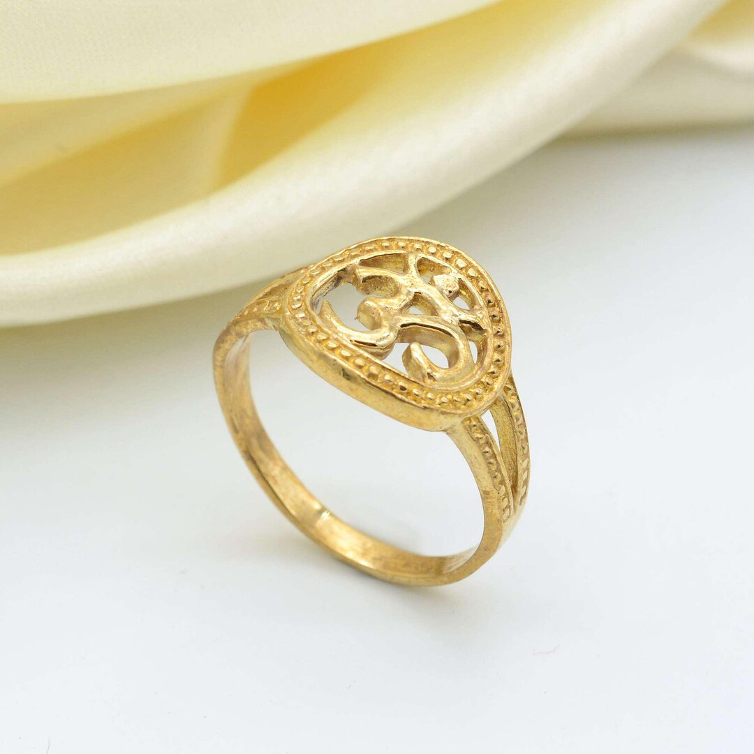 Om Ring, 925 Sterling Silver Om Ring, Silver Om Jewelry, Religious ...