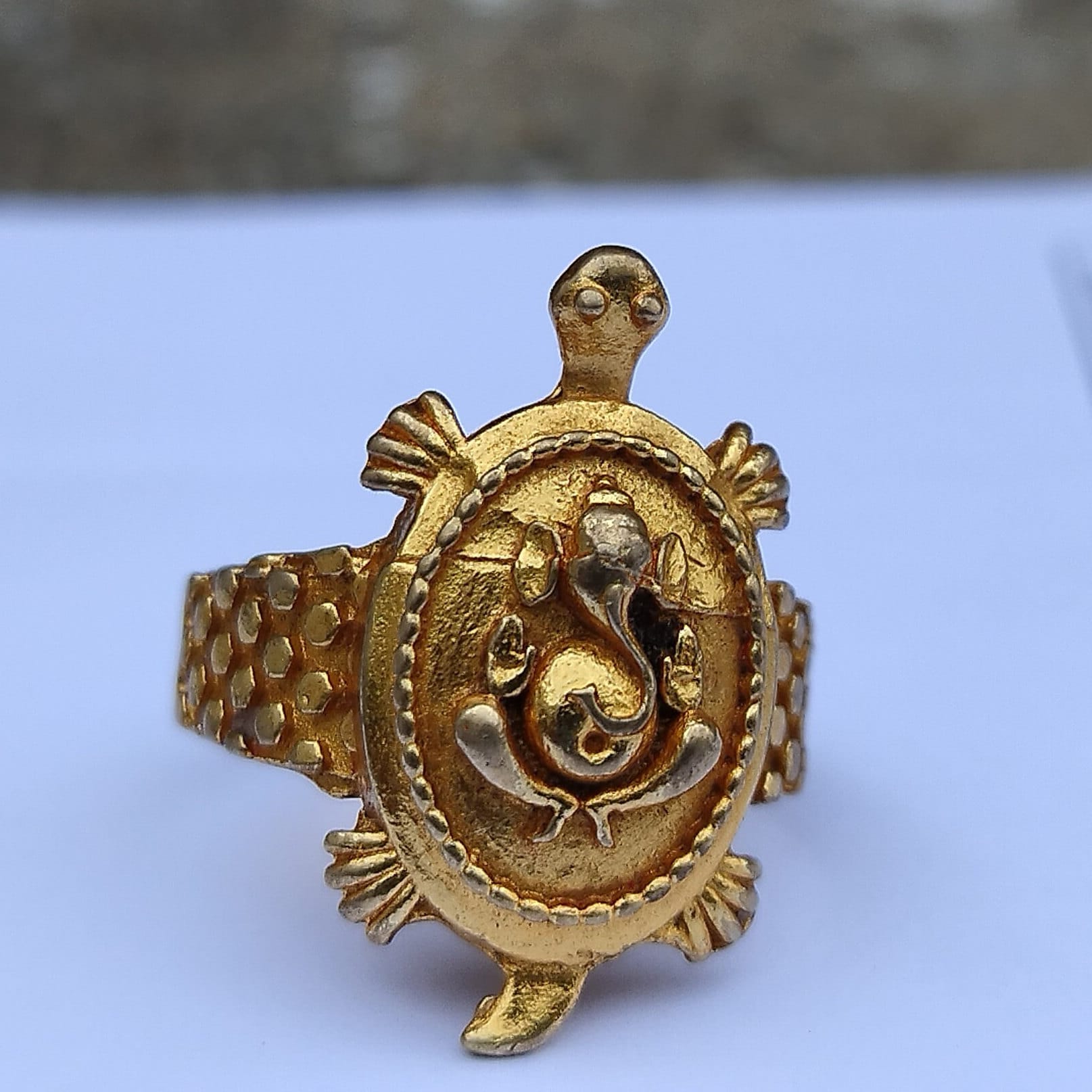 Ganesha Silver Elephant Ring,tortoise Ganesha Ring Sterling Silver ...