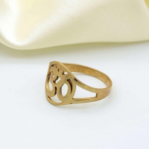 Om Ring, 925 Sterling Silver Om Ring, Silver Om Jewelry, Religious ...
