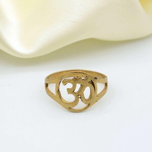 Om Ring, 925 Sterling Silver Om Ring, Silver Om Jewelry, Religious ...