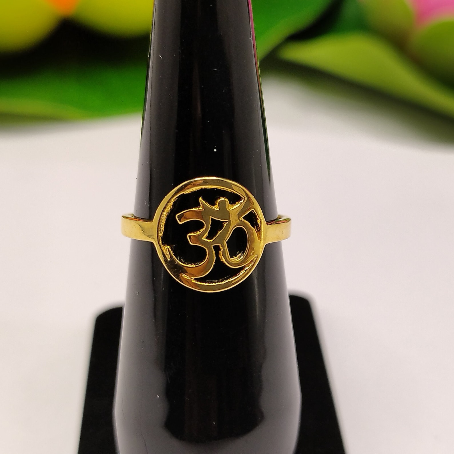 925 Sterling Silver Om Ring, Protection Ring, Shiva Om Ring, Yoga Ring ...