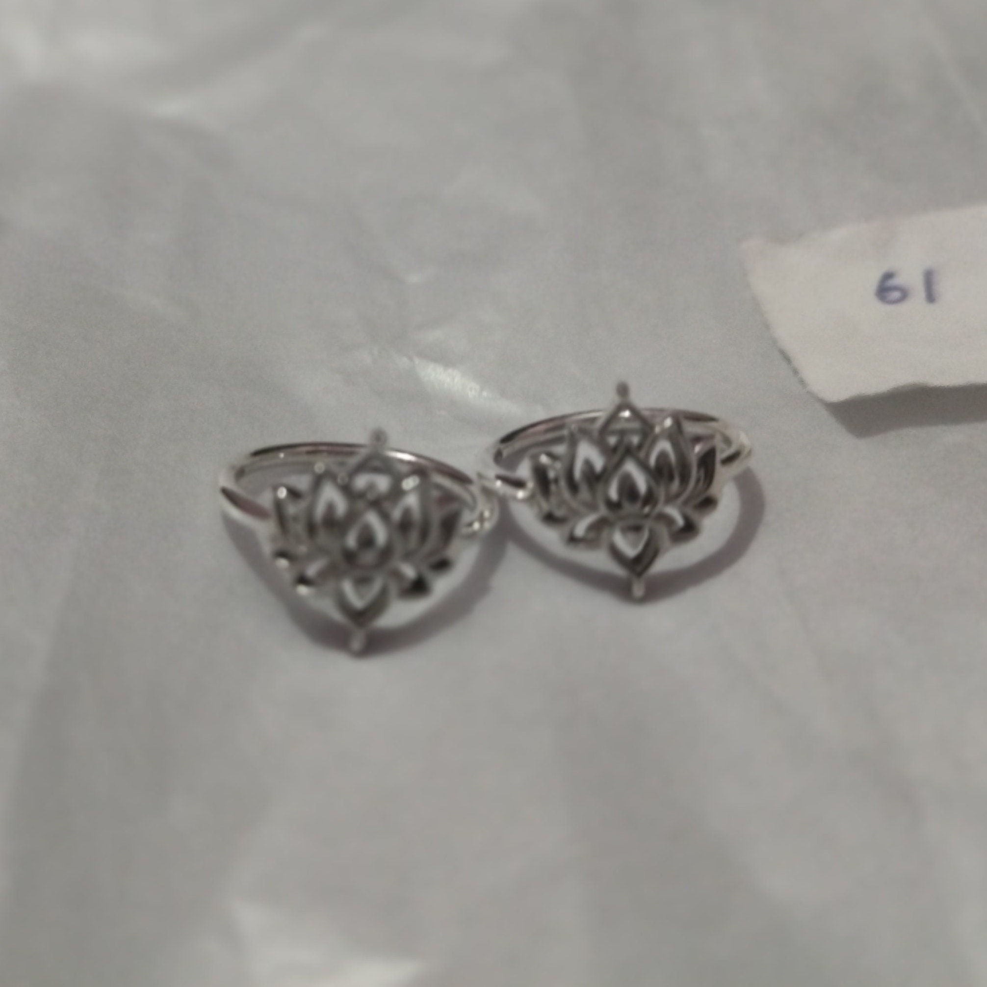 Lotus Flower Sterling Silver Ring Silver Lotus Ring 925 - Etsy