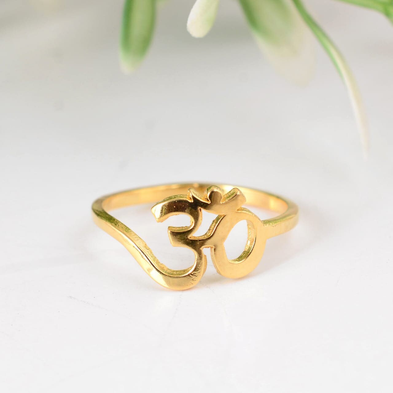 925 Sterling Silver Om Ring, Protection Ring, Shiva Om Ring, Yoga Ring ...