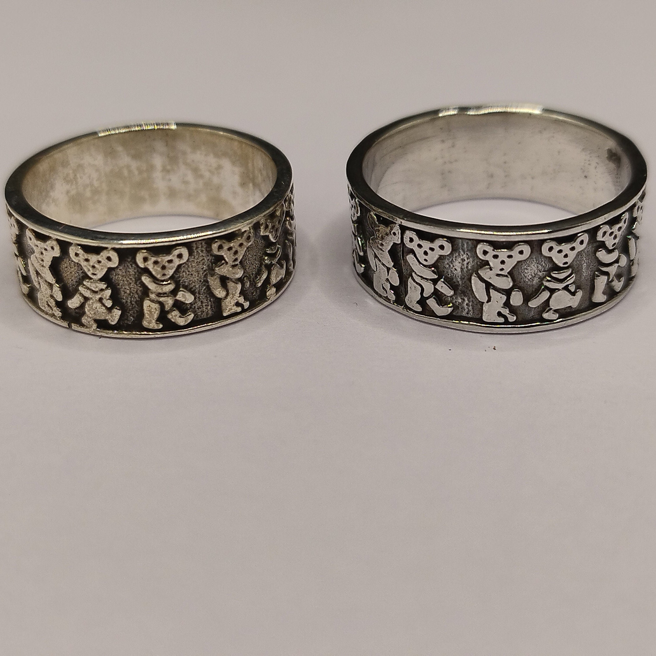 Sterling Silver Dancing Teddy Bear Ring-harry Styles Dancing - Etsy