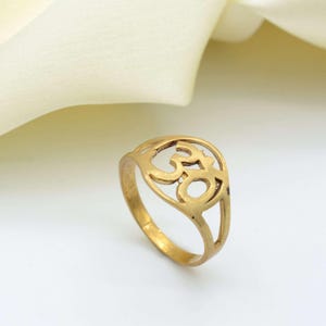 Om Ring, 925 Sterling Silver Om Ring, Silver Om Jewelry, Religious ...
