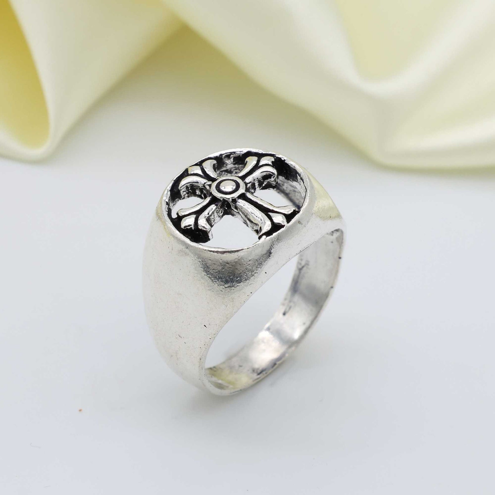 Christian Cross Ring, Christian Symbol Ring, Religious Gif, Jesus Cross ...