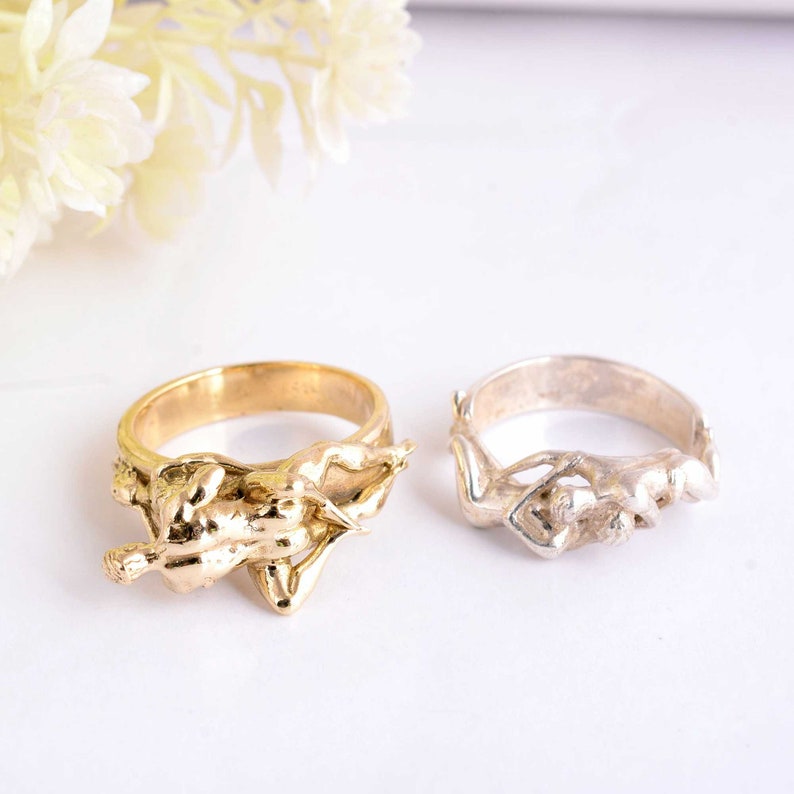 Kamasutra Porn 69 Sterling Silver Ring, Sexual Lover's Ring, Romentic ...