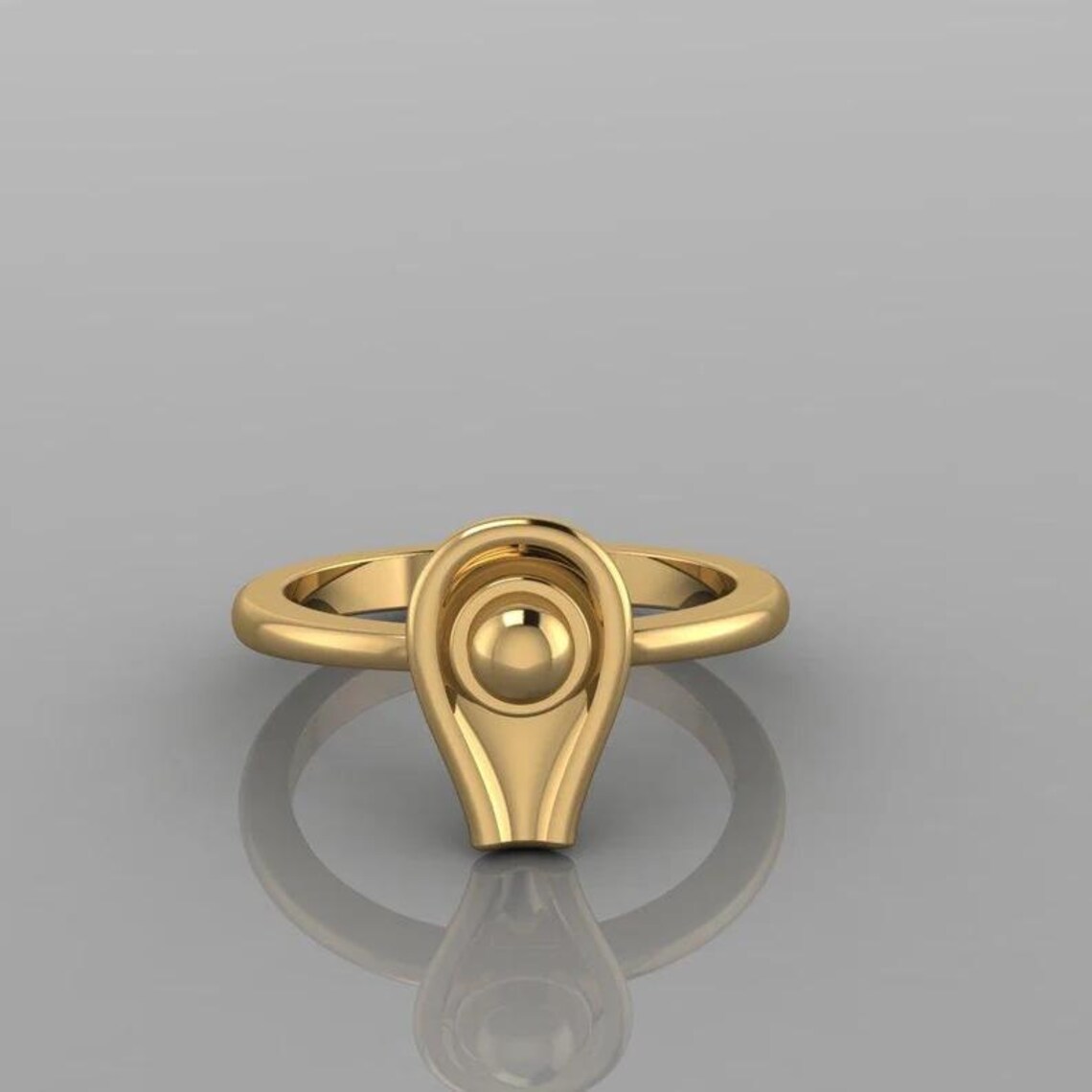 Sterling Silver Lord Shiva Lingam Trident Sterling Silver Ring, Solid ...
