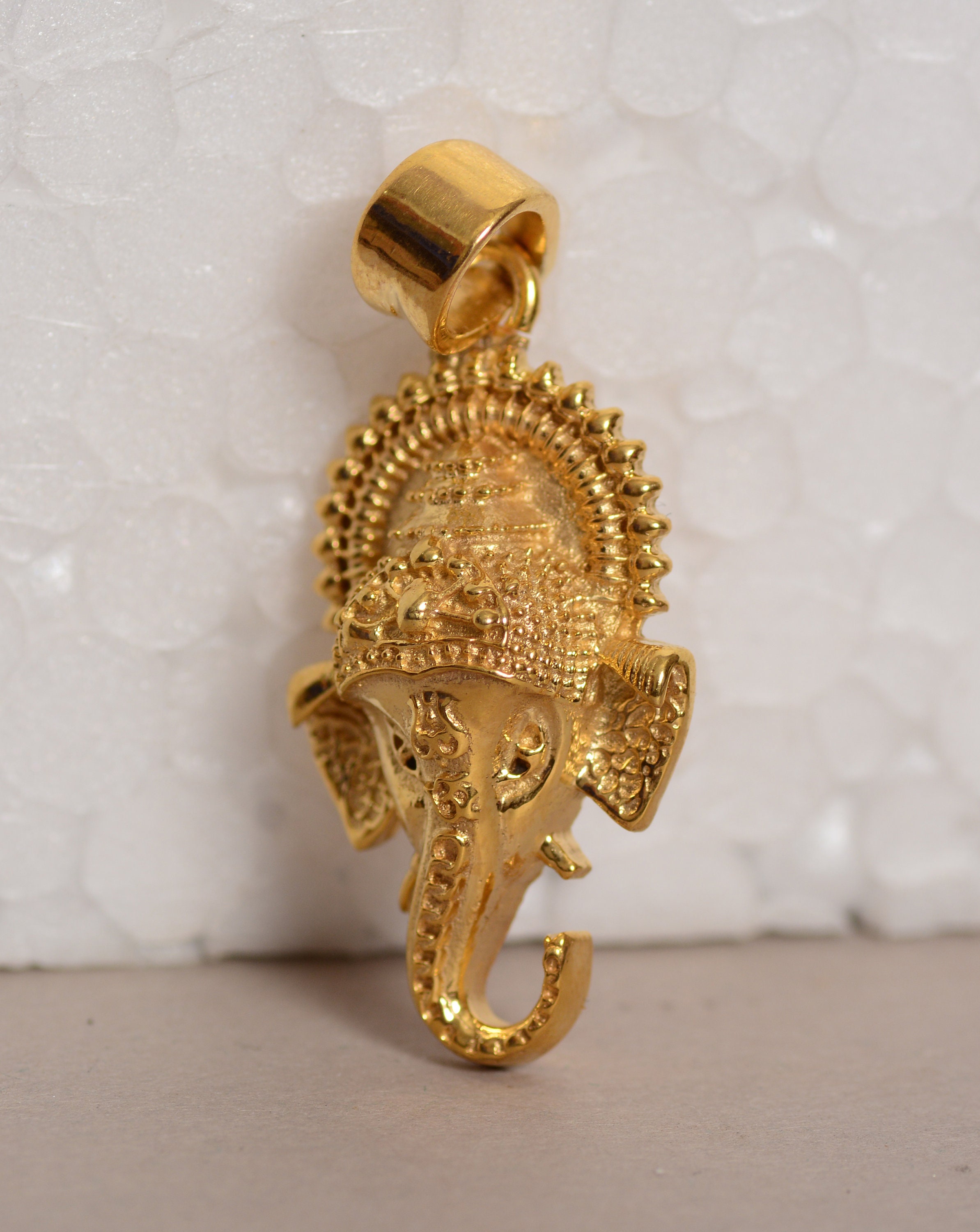 Ganesha Pendant, Silver Hinduism, Spiritual Jewelry, Overcoming ...