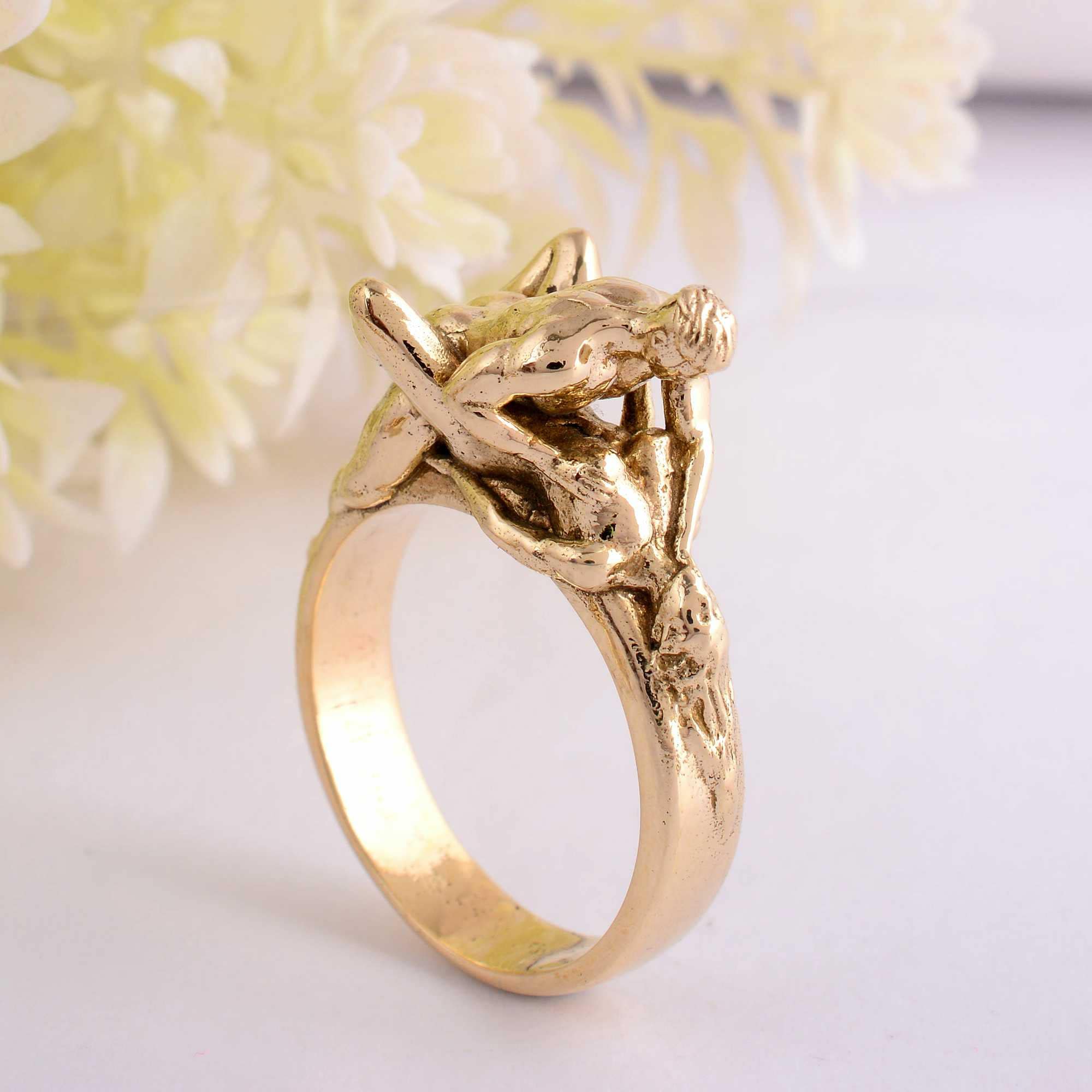 Kamasutra Porn 69 Sterling Silver Ring, Sexual Lover's Ring, Romentic ...