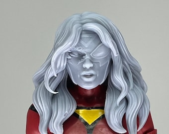 Tuesday Goth Girl Custom 3D Printed Head Sculpt unfinished - Etsy