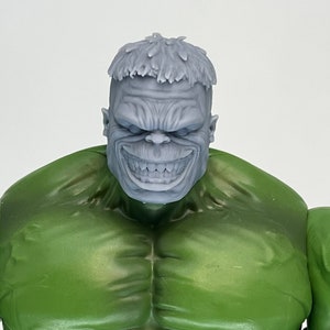 1/12 3D Printed Head Sculpt the Immortal Angry Green Man - Etsy