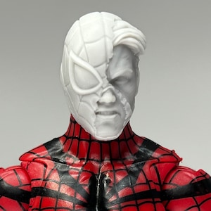 1/12 3D Printed Head Sculpt Ripped Mask Spider Parker Hero - Etsy