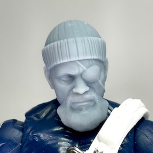 1/12 3D Printed Head Sculpt Agent Fury MCU Invasion Samuel L Jackson - Etsy