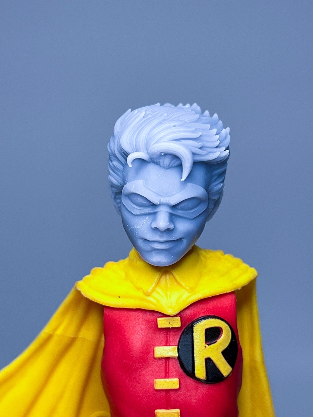 1/10 3D Printed Head Sculpt Bird Boy Sidekick Expression Collection - Etsy