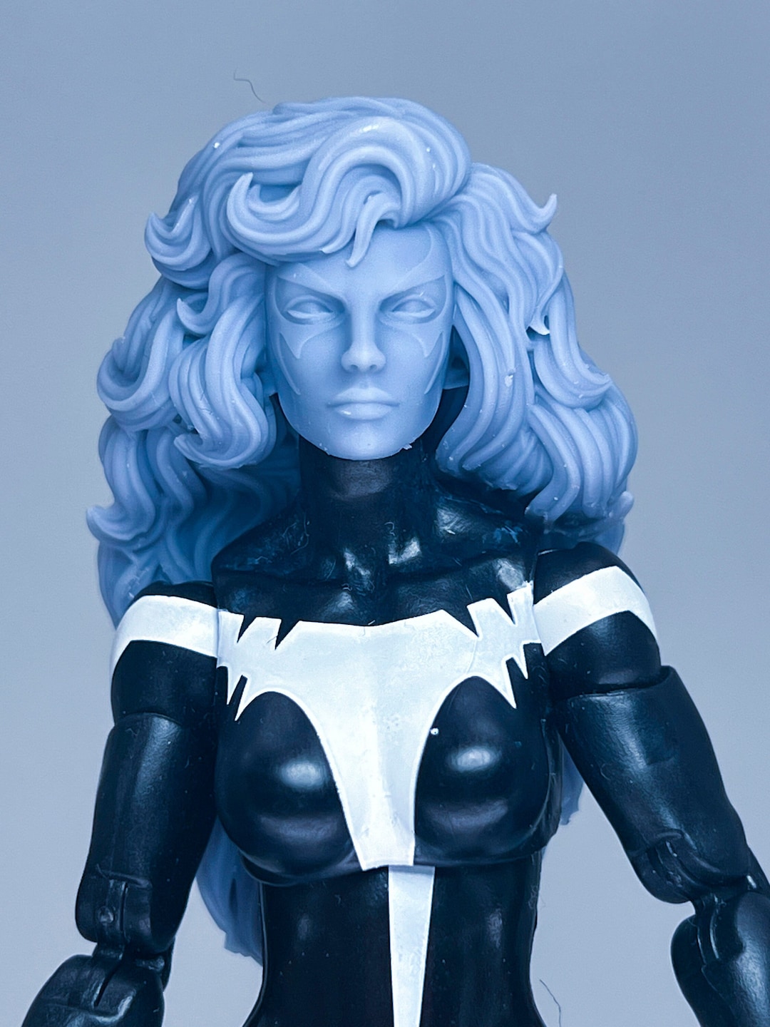 1/12 3D Printed Head Sculpt Cat in Black Hero - Etsy