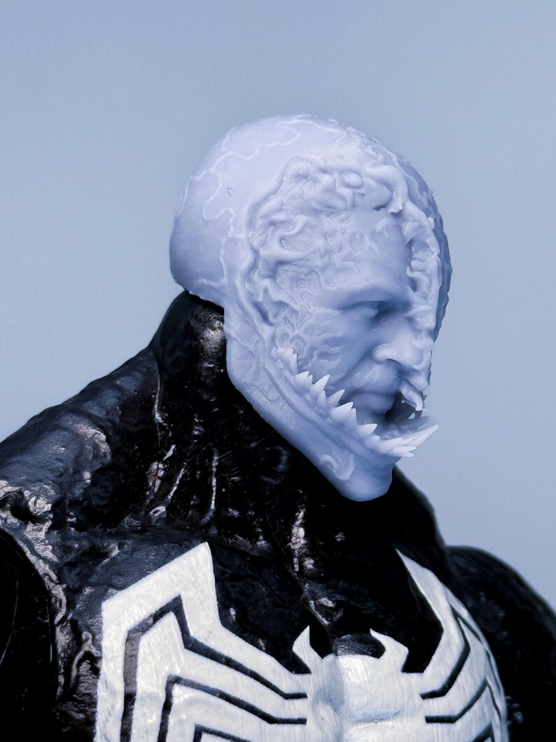 1/12 Bespoke Sculpted Head Tom Hardy Eddie the Alien Goo - Etsy