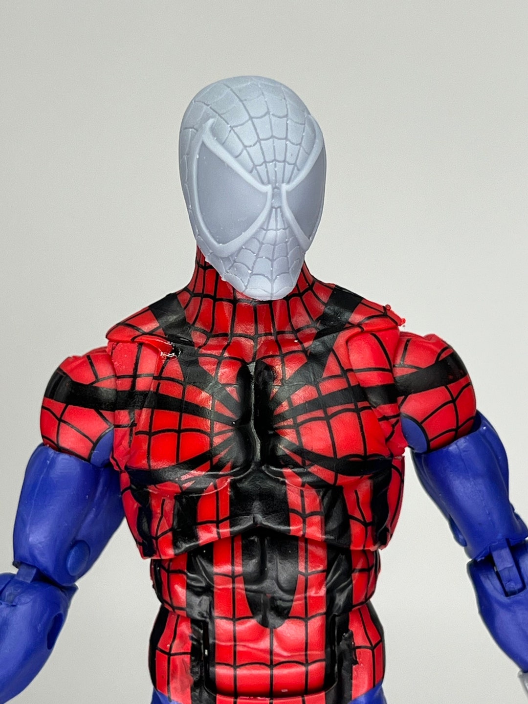 1/12 Scale Bespoke Sculpted Head – Webbed Hero Mask Selection - Etsy