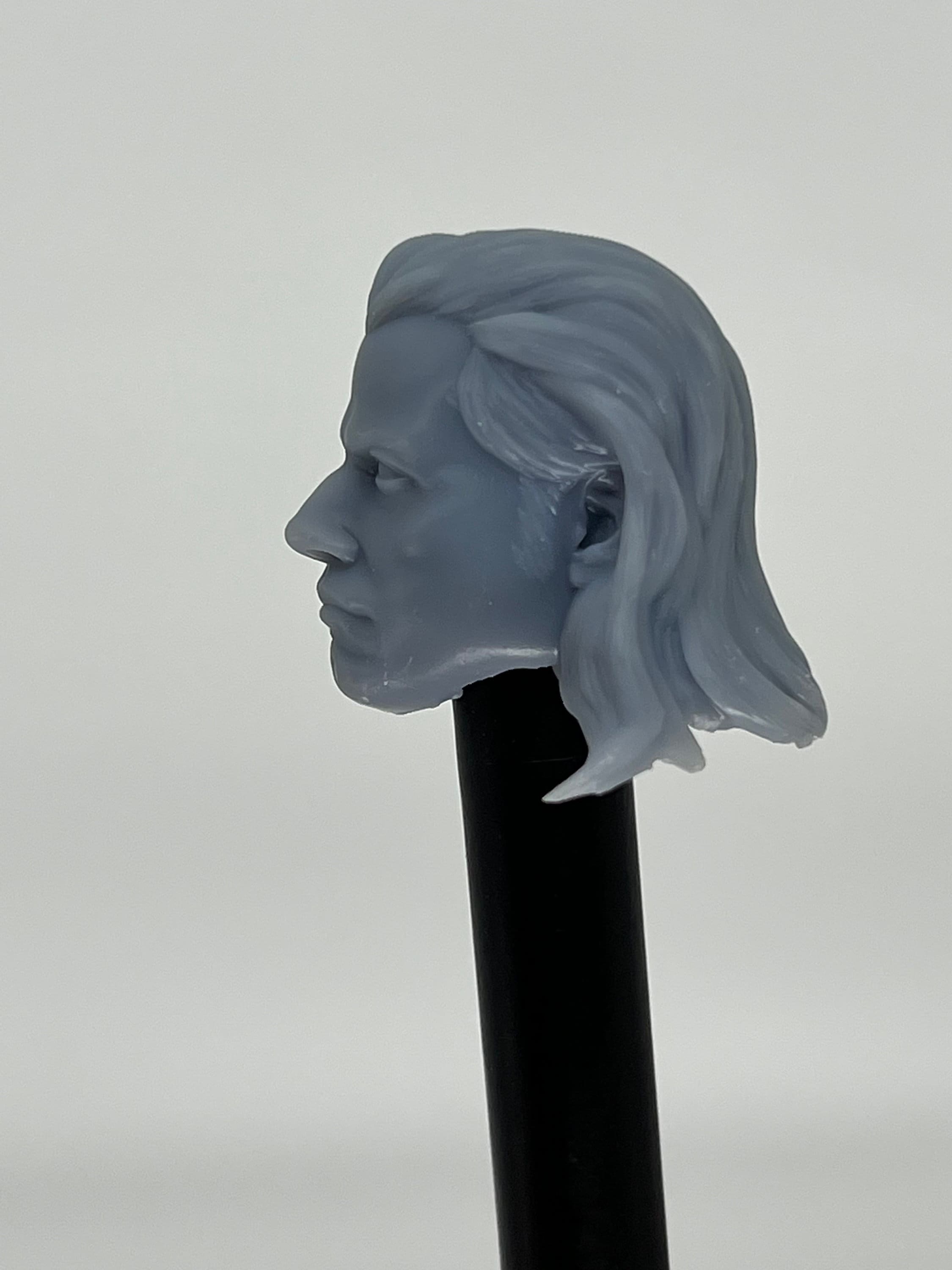 1/12 Scale Bespoke Sculpted Head Long-haired Suited Retro Style - Etsy