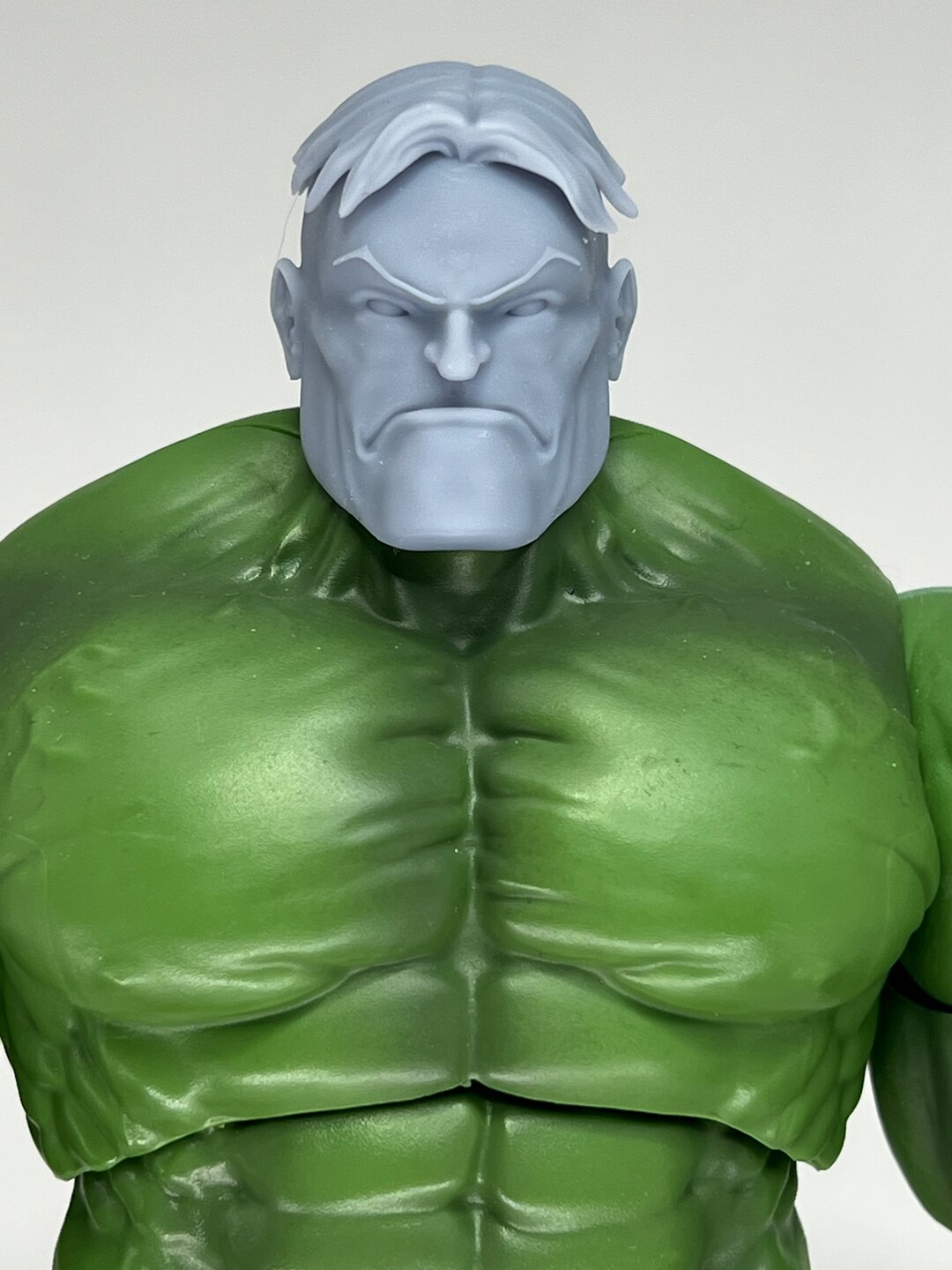 1/12 Bespoke Sculpted Head Angry Green Man Marvel Vs Capcom Style - Etsy