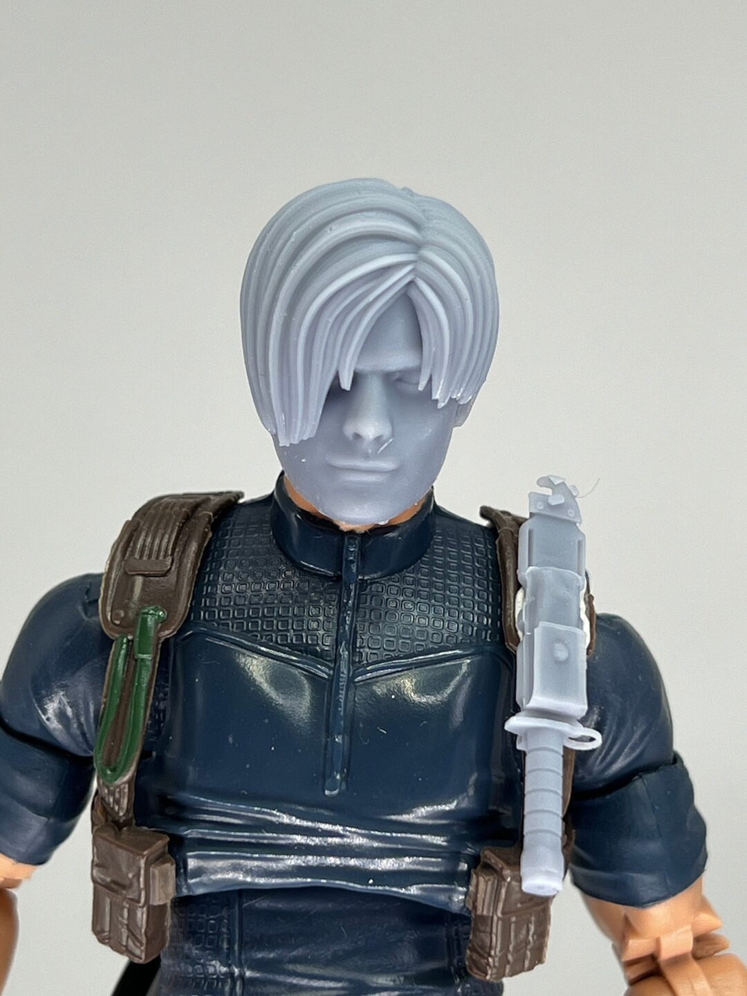 1/12 3D Printed Head Sculpt Leon S Kennedy RE4 - Etsy