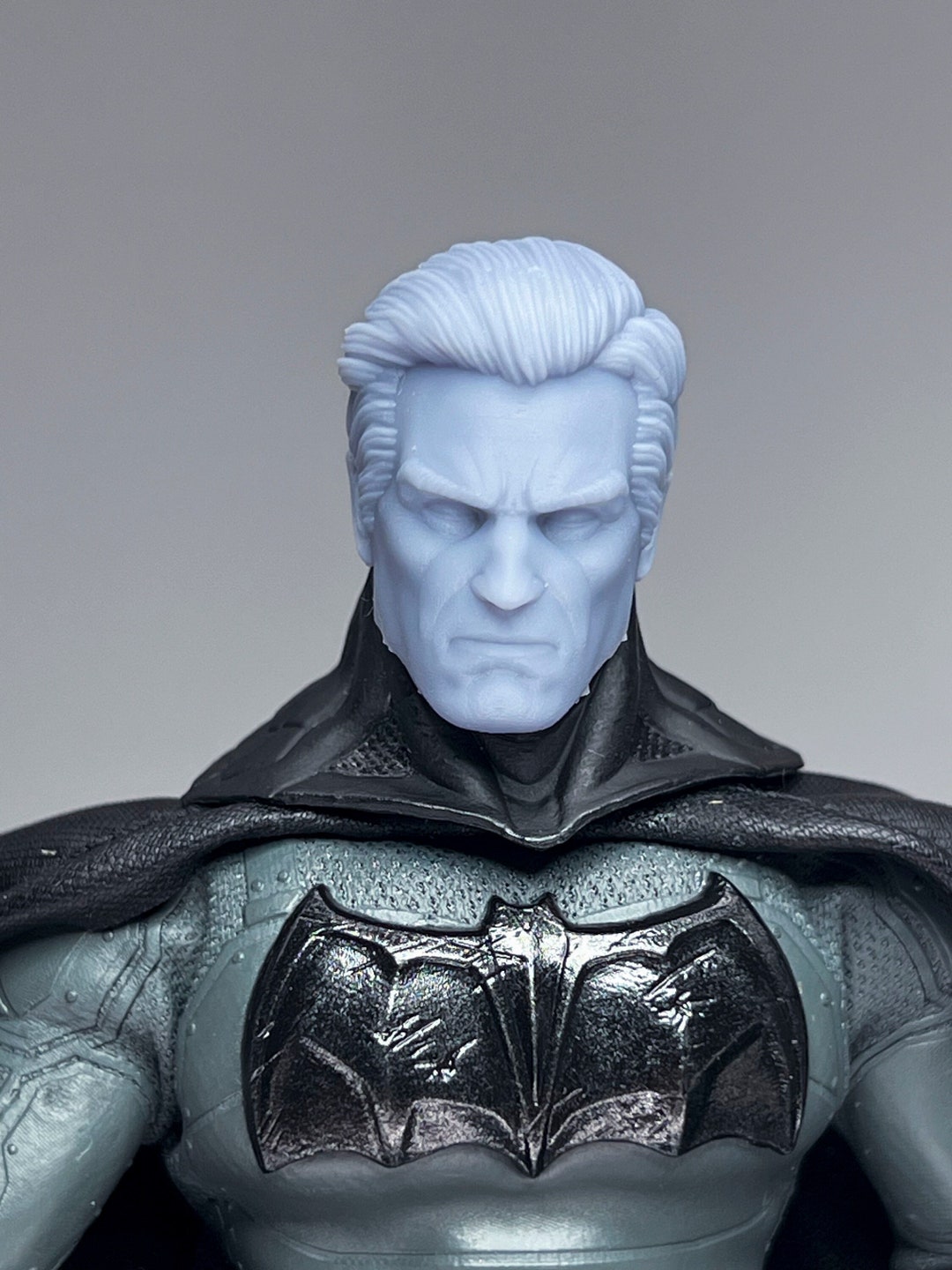 1/12 3D Printed Head Sculpt Bat Hero Bruce Style Mezco - Etsy