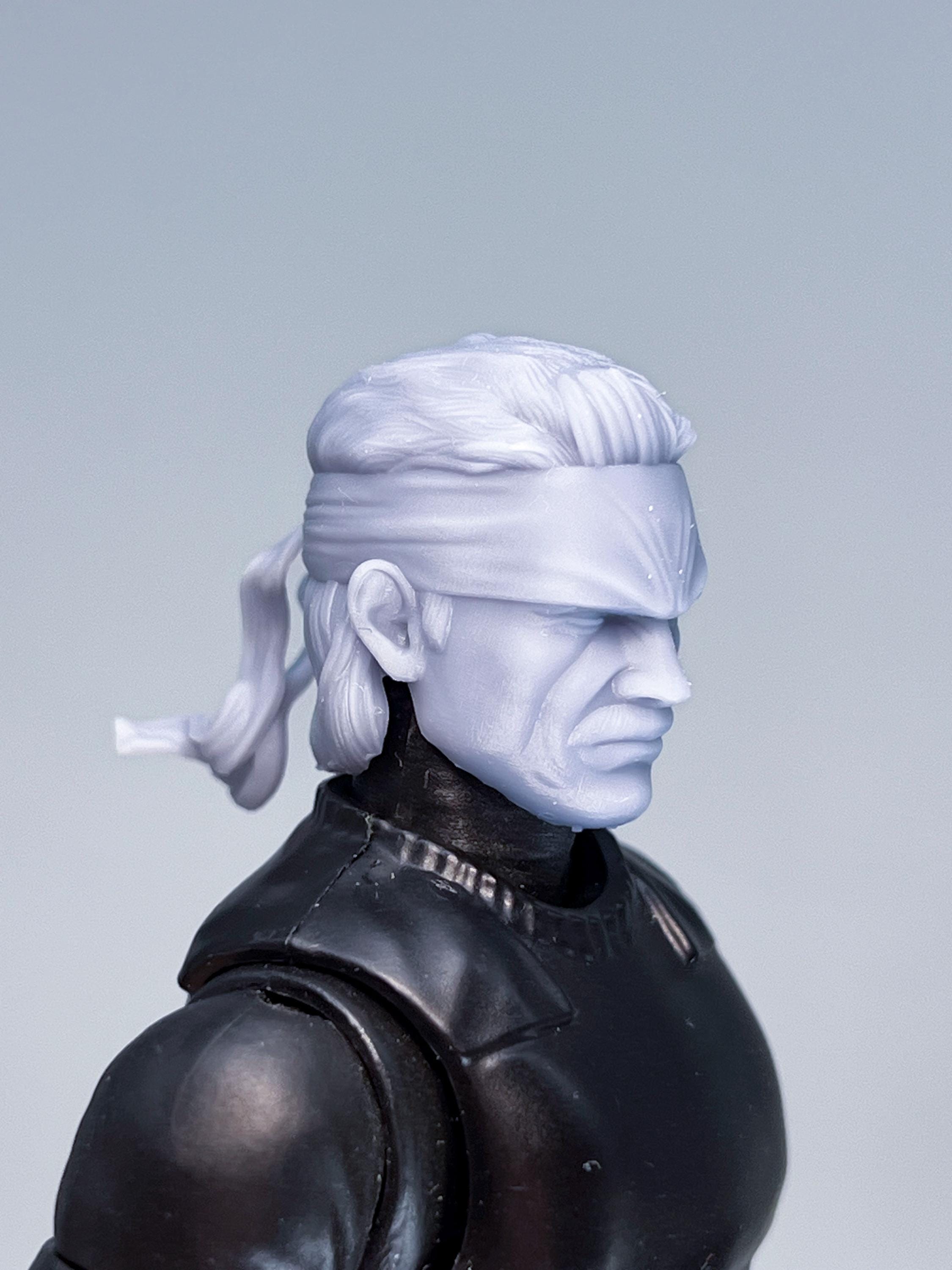 1/12 Bespoke Sculpted Head Old Man Snake Oprions - Etsy