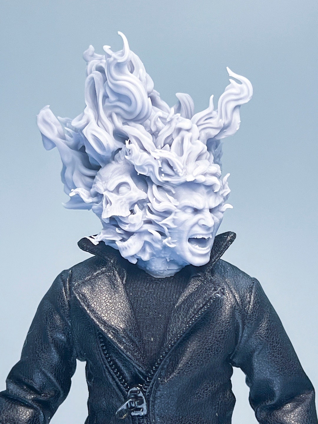 1/12 Bespoke Sculpted Head Johnny the Daredevil Transformation - Etsy