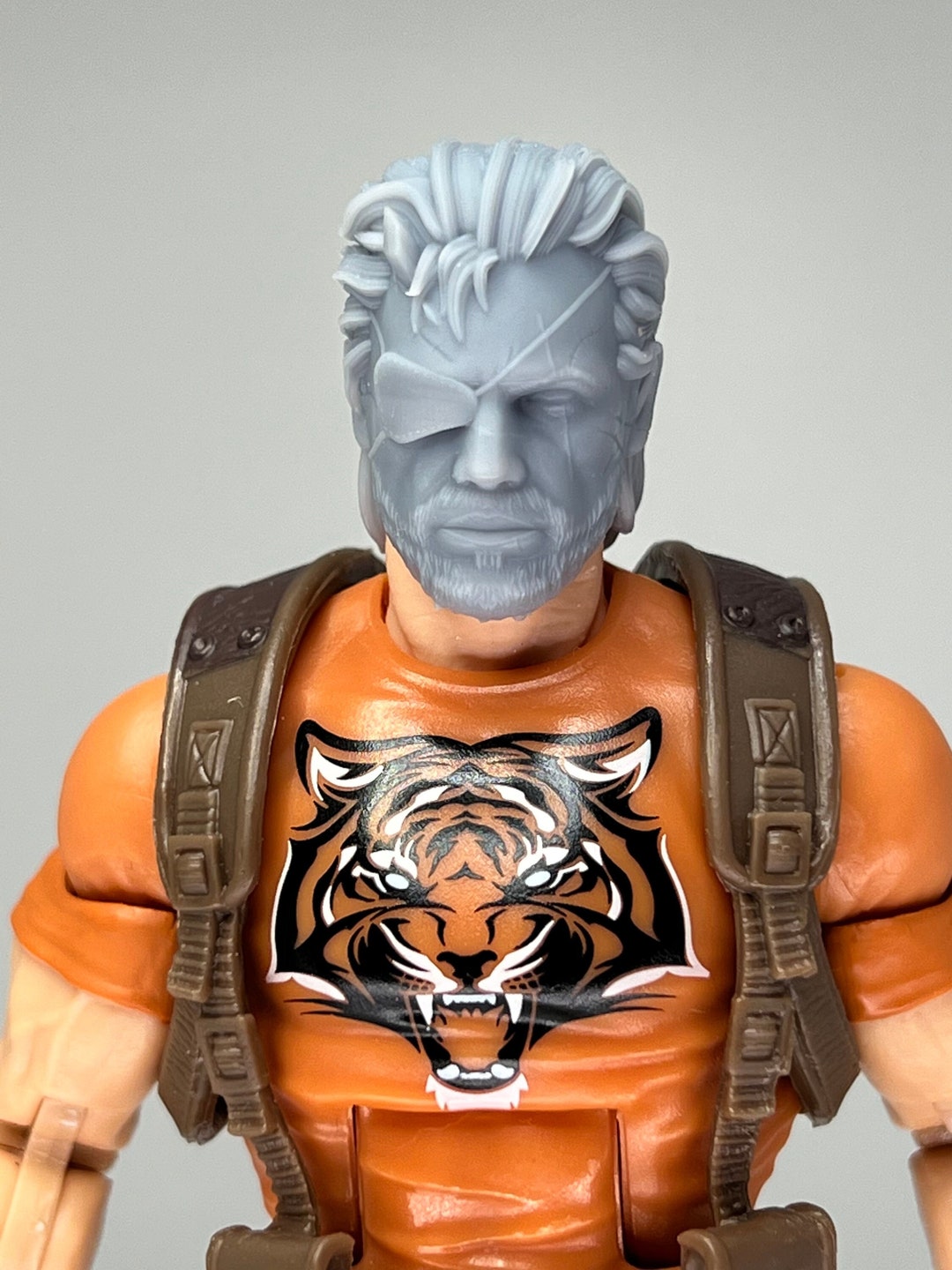 1/12 3D Printed Head Sculpt Old Man Snake Metal Gear - Etsy