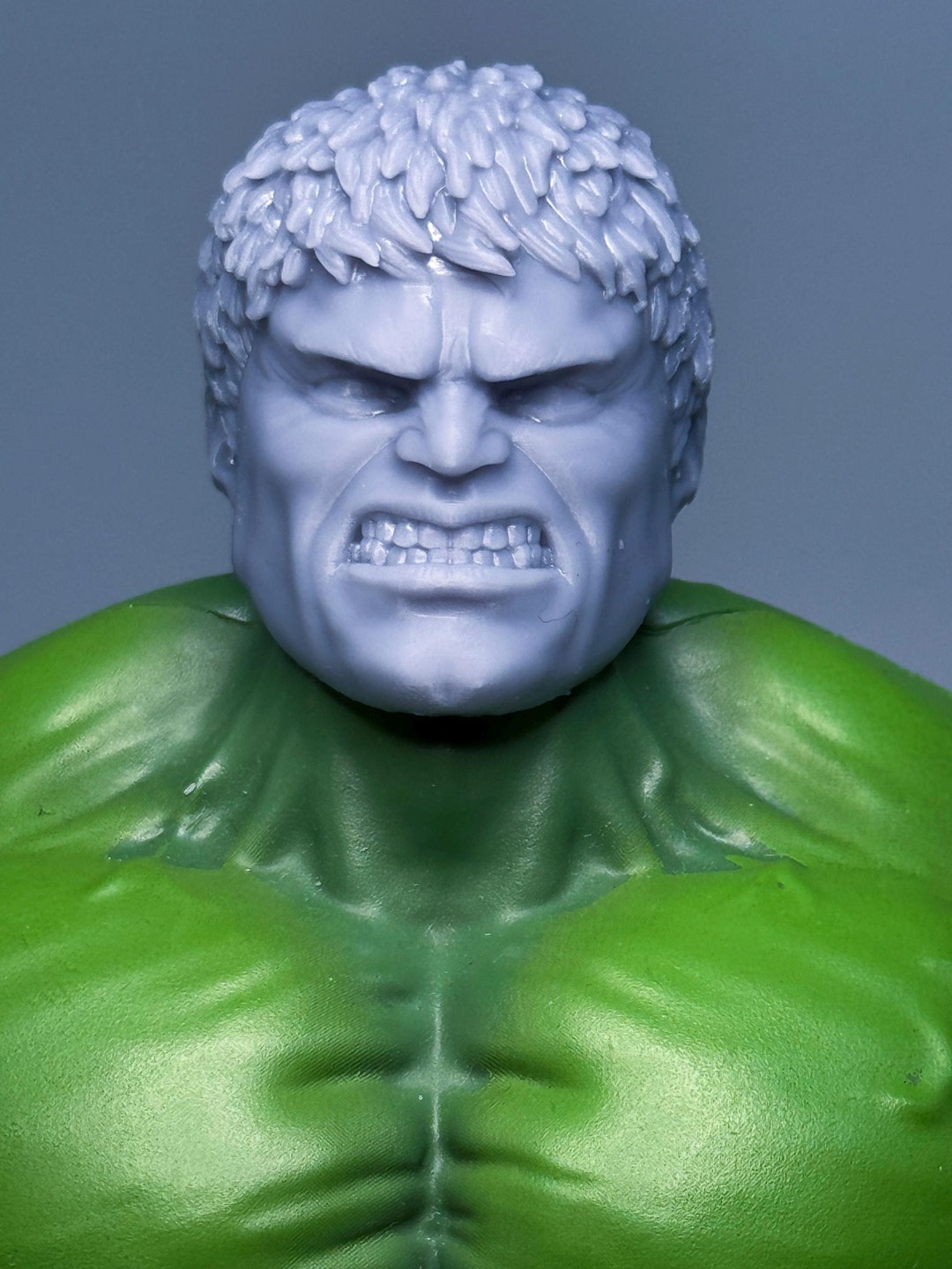 1/12 Bespoke Sculpted Head Smart Angry Green Man Ang Lee Variant - Etsy