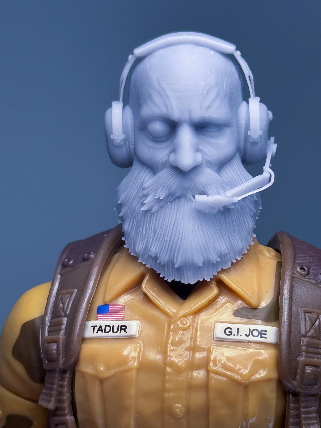 1/12 3D Printed Head Sculpt MGS the End - Etsy