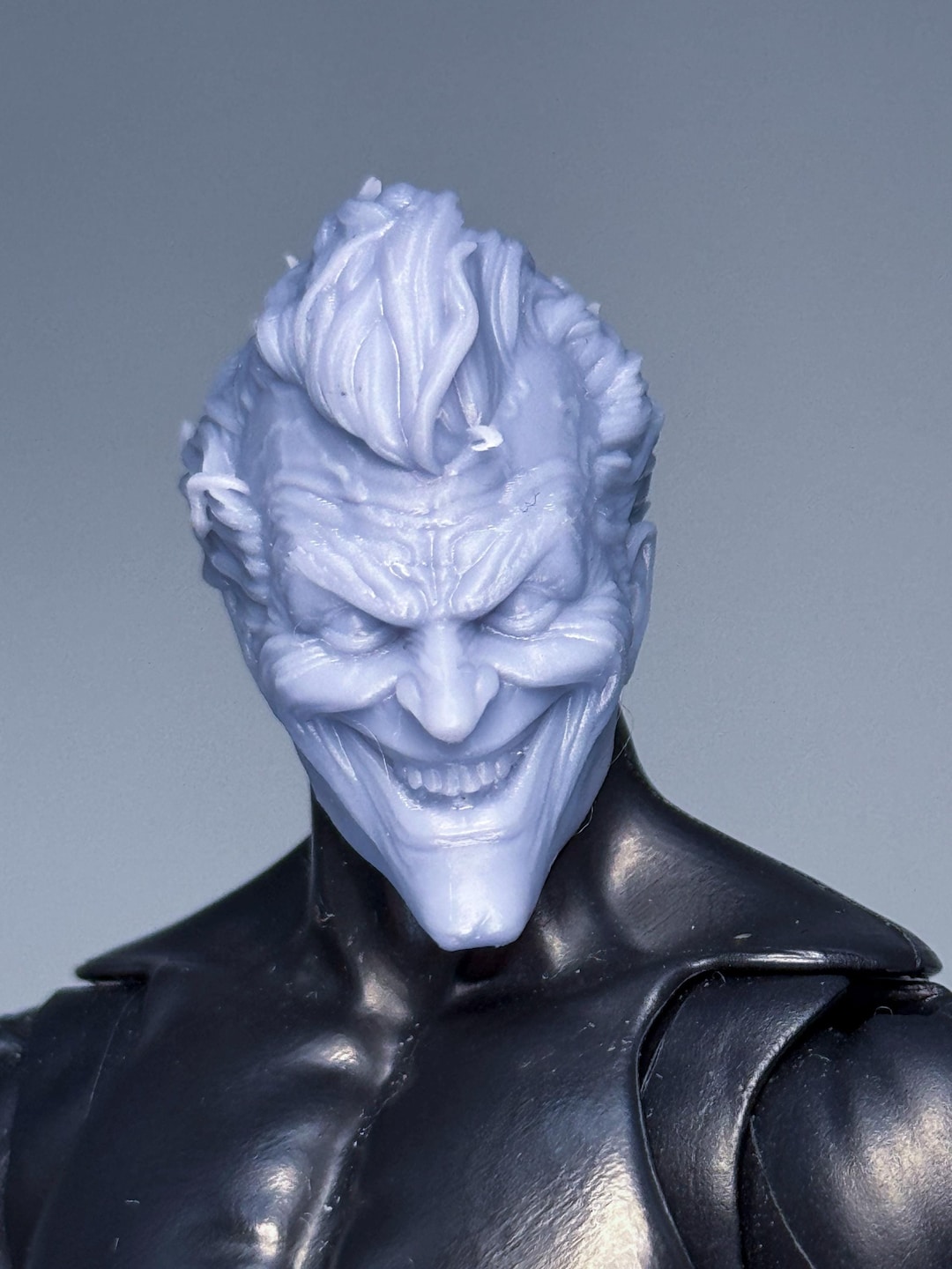 1/12 1/10 3D Printed Head Sculpt Arkham Clown Criminal - Etsy
