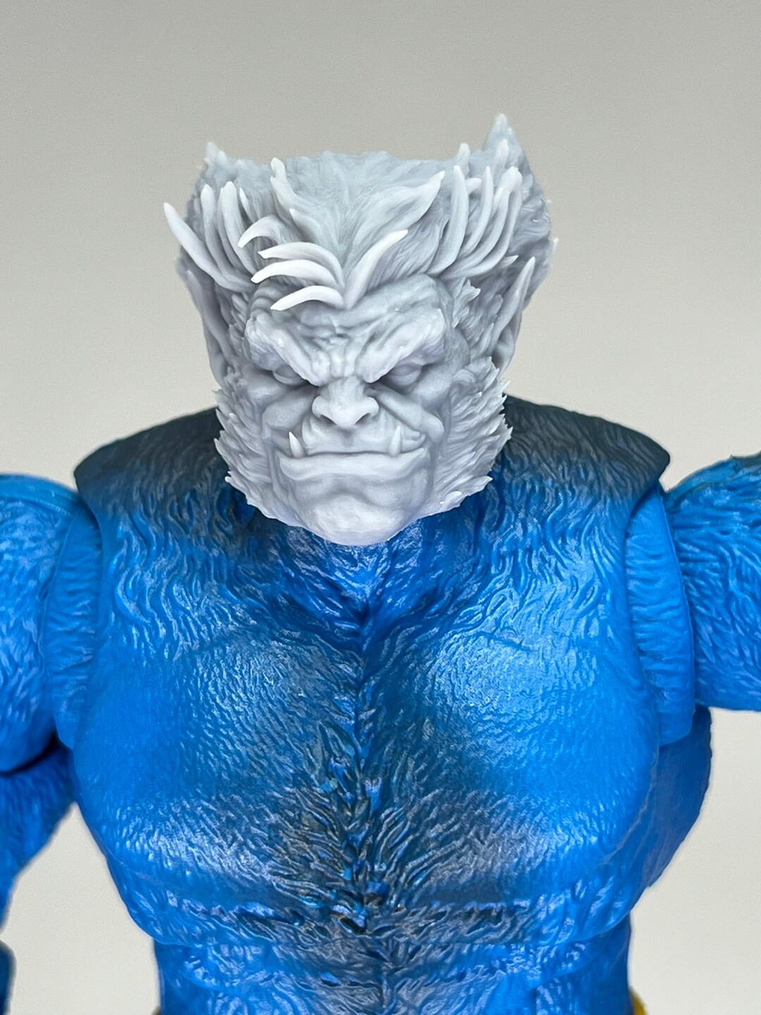 1/12 Scale 3bespoke Sculpted Head – Furry Mutant Warrior Sculpt - Etsy