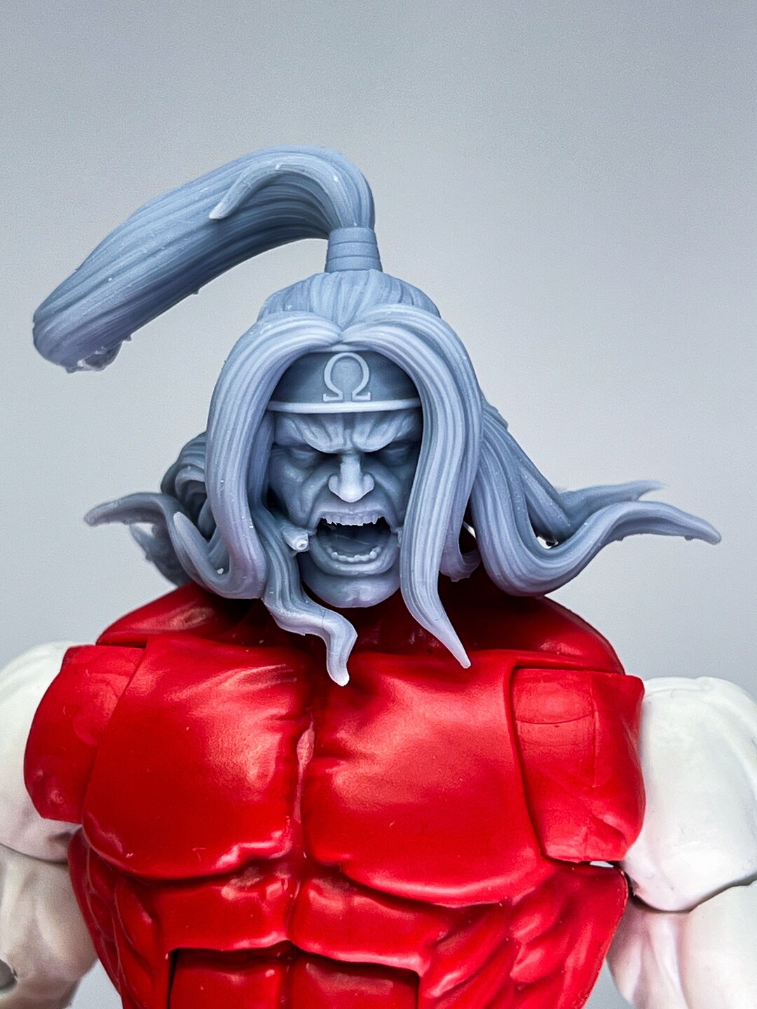 1/12 3D Printed Head Sculpt Evil Red Omega Mutant - Etsy