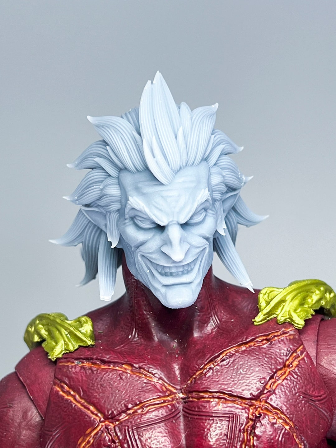 1/12 1/10 3D Printed Head Sculpt Mephistopheles Devil Modern - Etsy