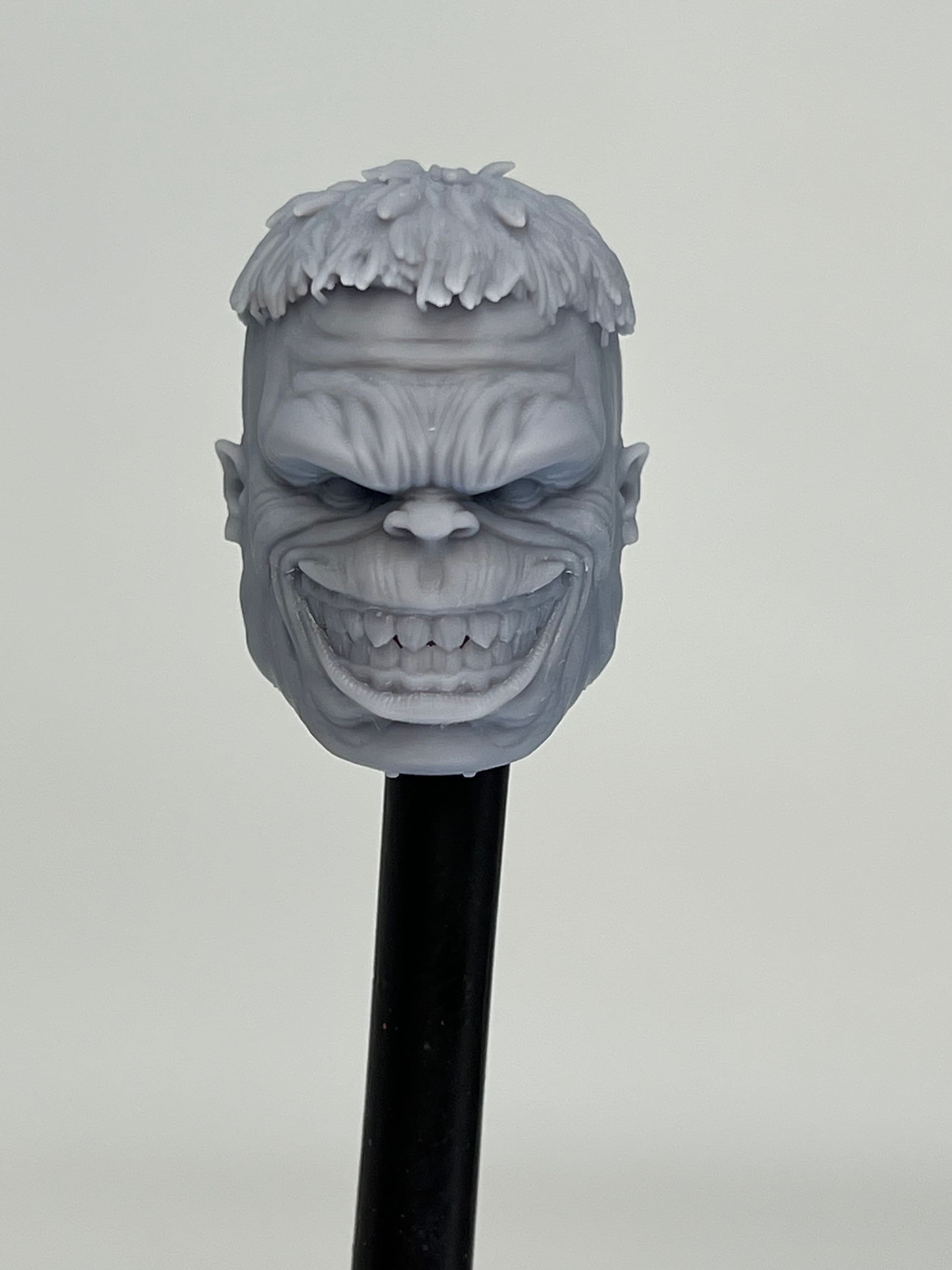 1/12 Scale Bespoke Sculpted Head – Immortal Green Titan Sculpt - Etsy