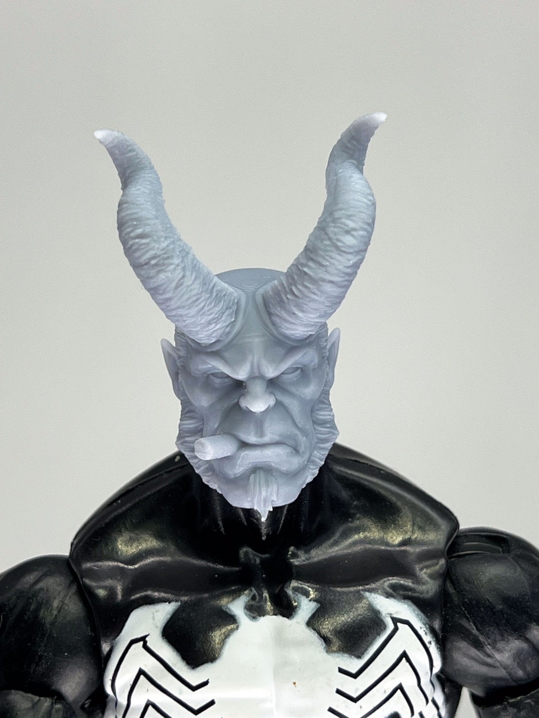 1/12 3D Printed Head Sculpt Hellboy - Etsy