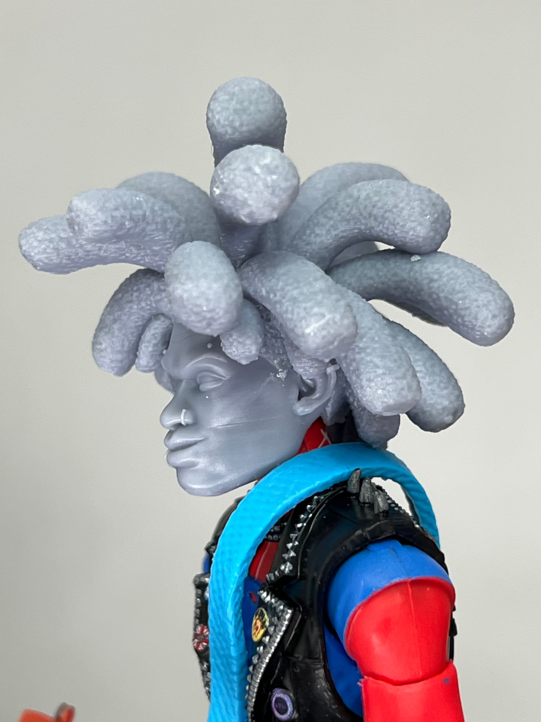 1/12 Bespoke Sculpted Head Punk Multiverse Spider Hero - Etsy