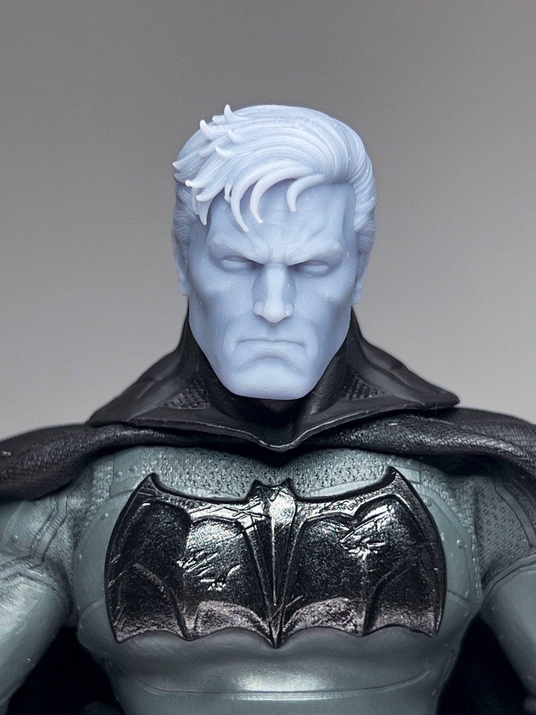 1/12 3D Printed Head Sculpt Bat Hero Bruce Hush Style Mezco - Etsy