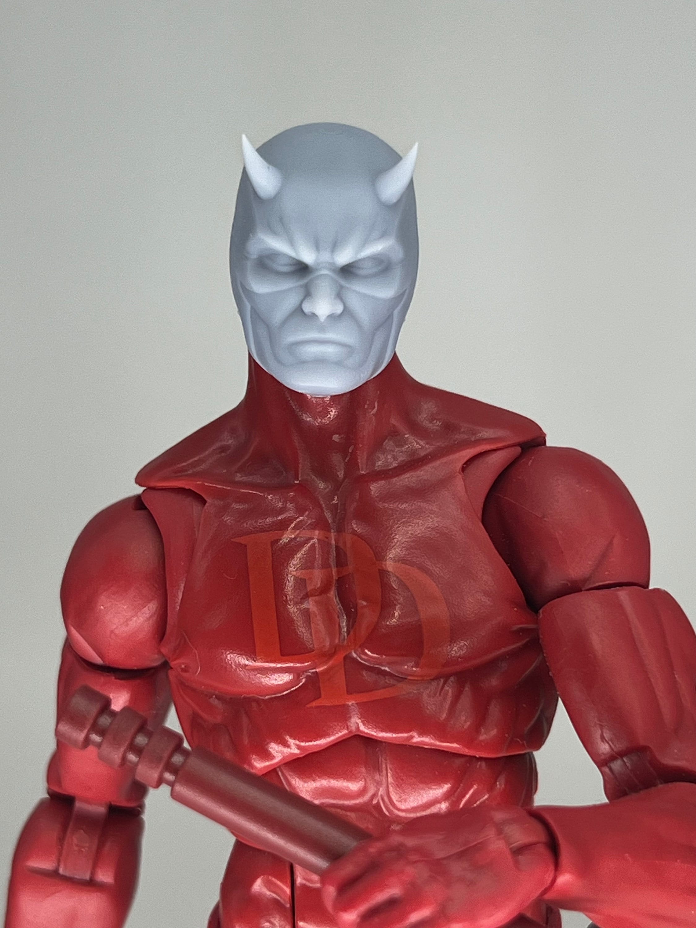 1/12 Scale Bespoke Sculpted Head Masked Devil Vigilante Inspired ...