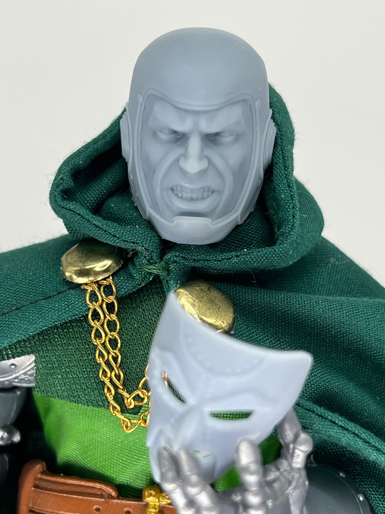 1/12 Bespoke Sculpted Head Unmasked Scared Villain Dictator - Etsy