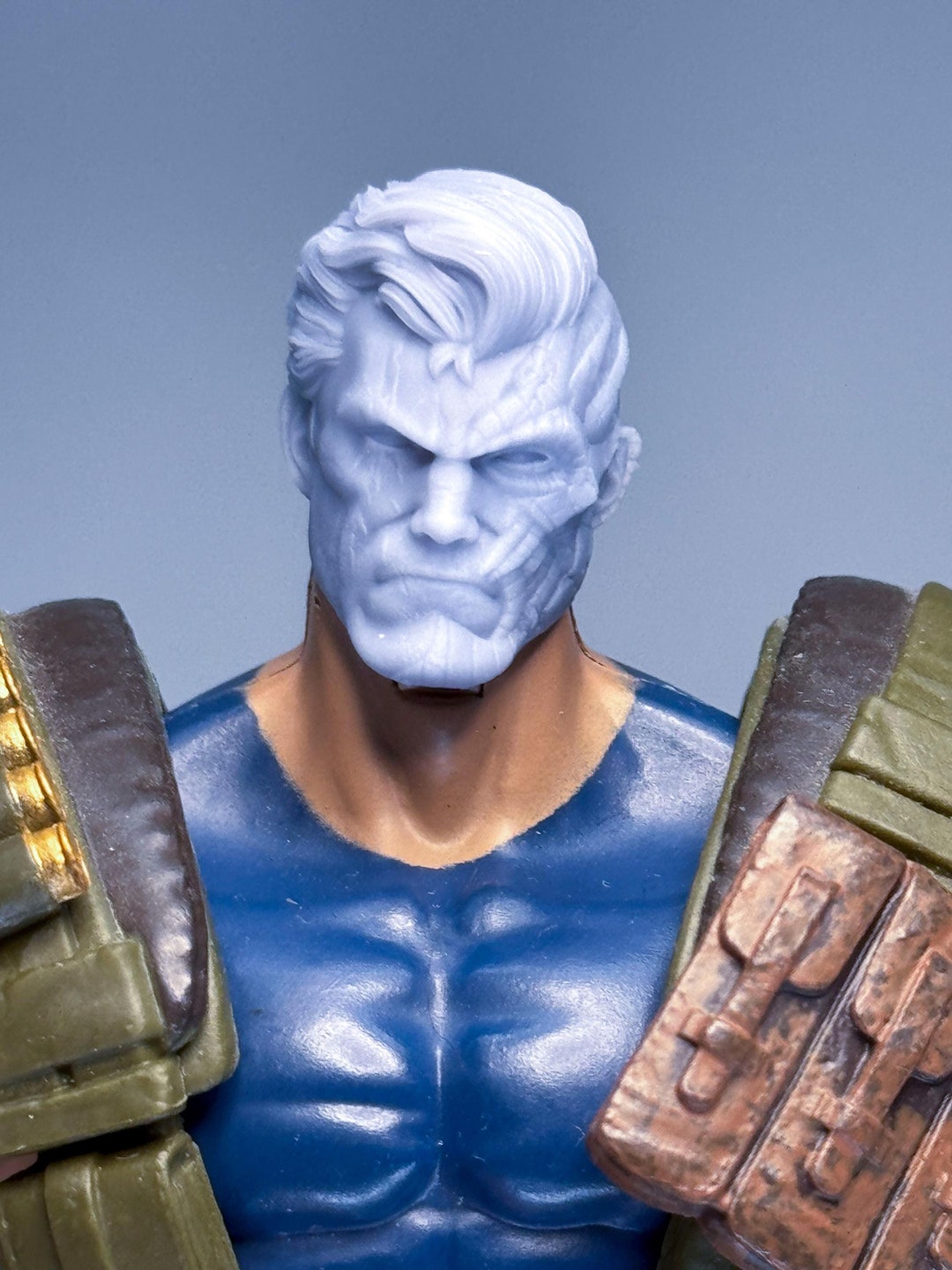 1/12 3D Printed Head Sculpt Future Mutant Soldier Virus Style - Etsy