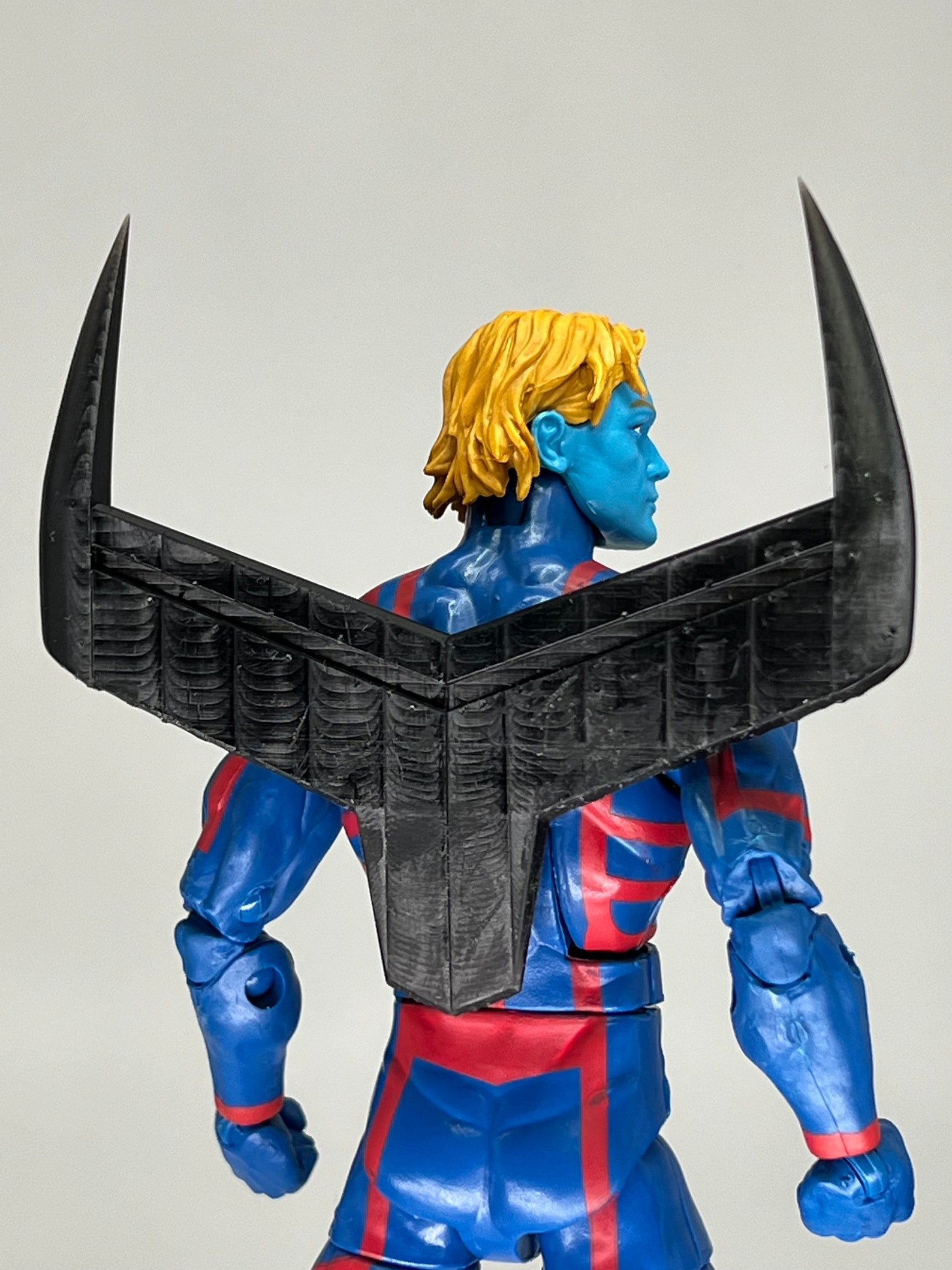 1/12 3D Printed Head Sculpt Mutant Angel of Death Wings - Etsy