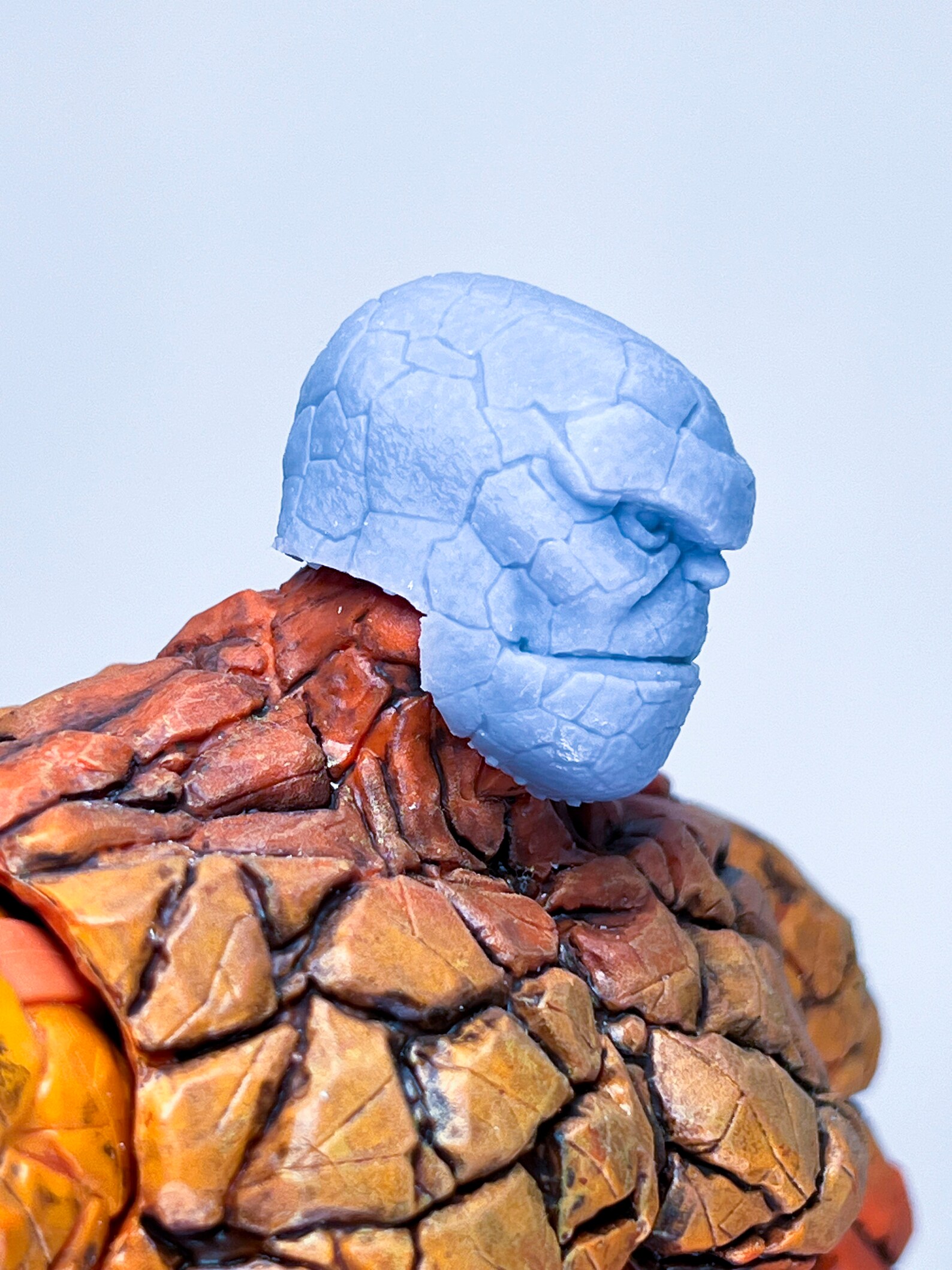 1/12 Bespoke Sculpted Head Fantastic Rock Thing Helmet - Etsy